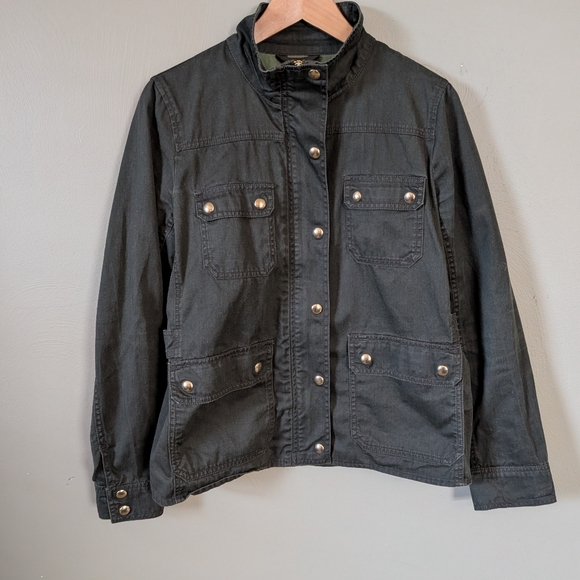 J. Crew | Jackets & Coats | J Crew Downtown Field Jacket Army Green ...